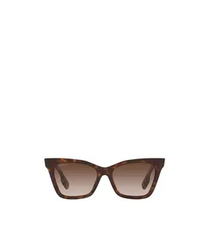 Burberry Rectangular Plastic Sunglasses - Brown