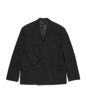 Acne Studios Pinstriped Blazer - Black