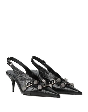 Balenciaga Embellished Slingback Pumps
