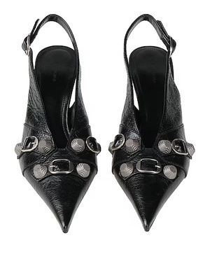 Balenciaga Embellished Slingback Pumps