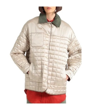 MAXCO. Max&co. Quilted Lightweight Jacket With Corduroy Accents