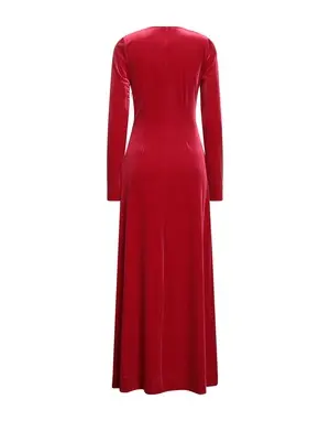 GANNI Gathered Flared Dress