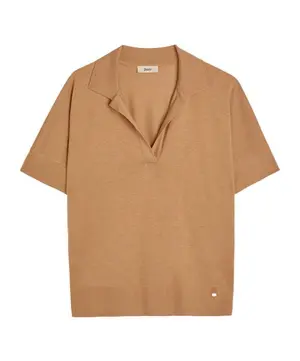 Herno Polo Shirt Top - Nude