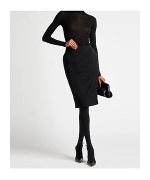 Balenciaga Fitted Midi Skirt
