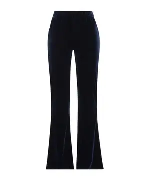 GANNI Plain Colour Flared Trouser - Black