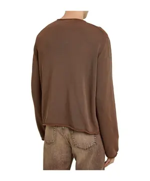 Our Legacy Rolled-trim Cotton-blend Jumper