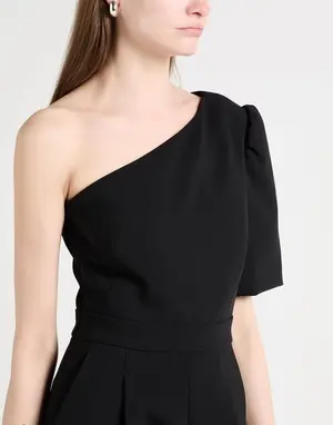 Max Mara One-shoulder Jumpsuit With Deep V Neckline