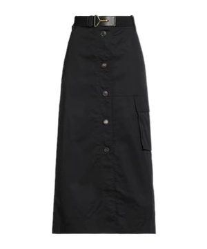 Tory Burch Flared Midi Skirt With Belt