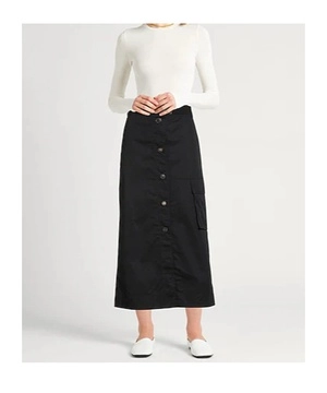 Tory Burch Flared Midi Skirt With Belt