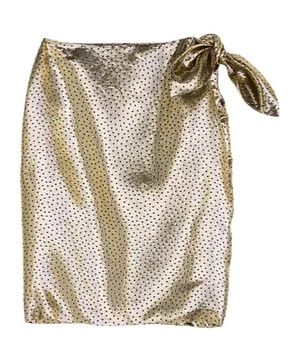 Saint Laurent Polka Dot Midi Skirt