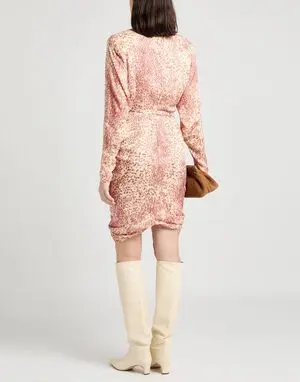 Isabel Marant Étoile Printed Draped Wrap Dress