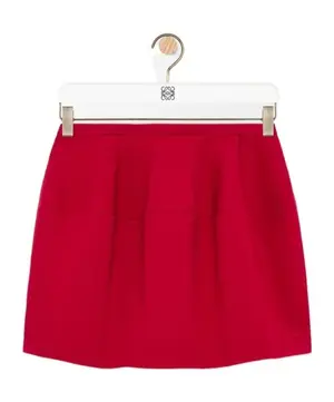 Loewe Balloon Skirt In Cotton And Silk