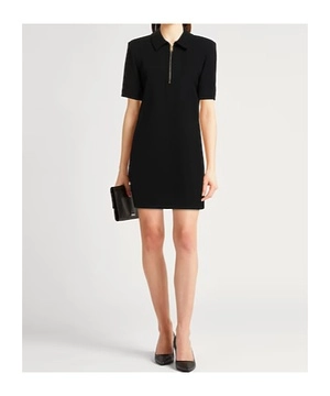 Tory Burch Short Sleeve Crepe Dress