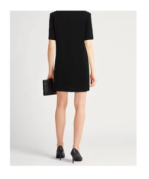 Tory Burch Short Sleeve Crepe Dress