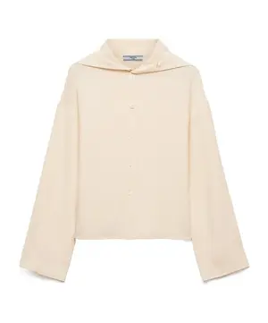 Prada Silk Broadcloth Shirt - Ivory