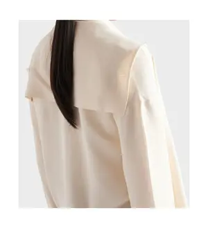 Prada Silk Broadcloth Shirt - Ivory