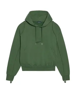 Jacquemus Camargue Drawstring Hoodie - Green