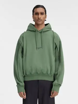 Jacquemus Camargue Drawstring Hoodie - Green