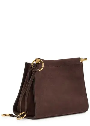 Alaïa Nubuck Small Shoulder Bag