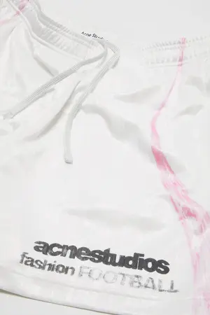 Acne Studios Graphic Print Drawstring Shorts