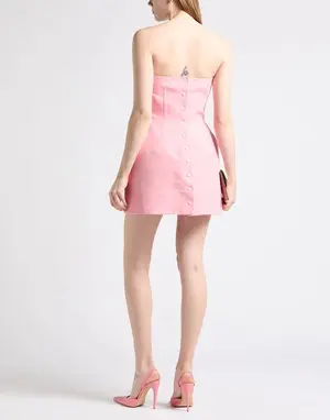 Marni Sleeveless Strapless Solid Color Dress