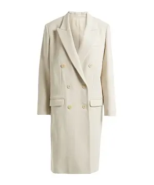 ISABEL MARANT ÉTOILE Solid Color Double-breasted Coat