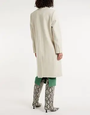 Isabel Marant Étoile Solid Color Double-breasted Coat