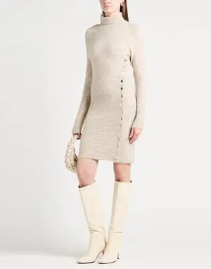 Isabel Marant Étoile Bodycon Turtleneck Long Sleeve Knit Dress