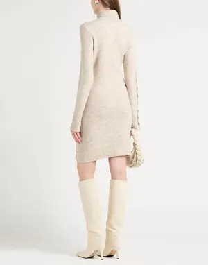 Isabel Marant Étoile Bodycon Turtleneck Long Sleeve Knit Dress