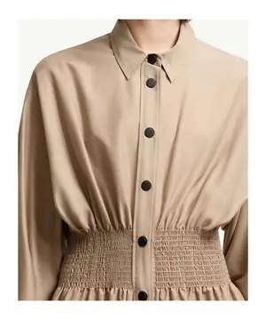 Moncler Cotton Nylon Shirt Dress