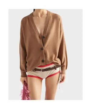 Prada Cashmere V-neck Cardigan