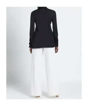Sportmax Metallic Crystal Embellished Knit Shirt