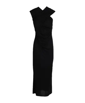 MAXCO. Max&co. Jersey Gathered Midi Dress - Black