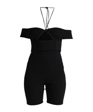 Saint Laurent Solid Color Jumpsuit - Black