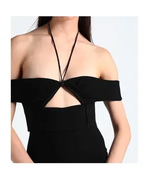 Saint Laurent Solid Color Jumpsuit