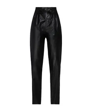 Isabel Marant Étoile Solid Color Plain Casual Pants - Black