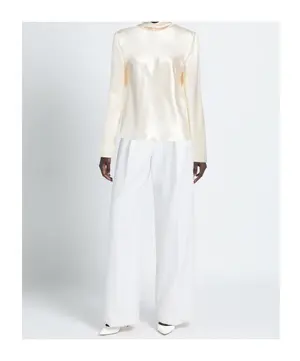 Saint Laurent Silk Backless Top