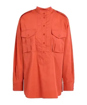MAXCO. Max&co. Long Sleeve Shirt With Classic Collar And Button Placket