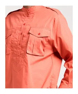 MAXCO. Max&co. Long Sleeve Shirt With Classic Collar And Button Placket