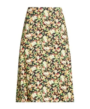 Marni Floral-print Crepe Flared Skirt
