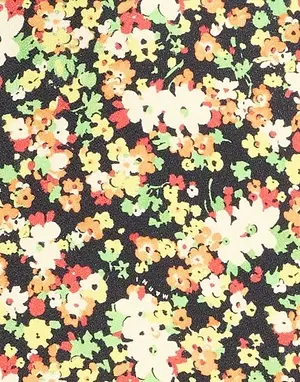 Marni Floral-print Crepe Flared Skirt