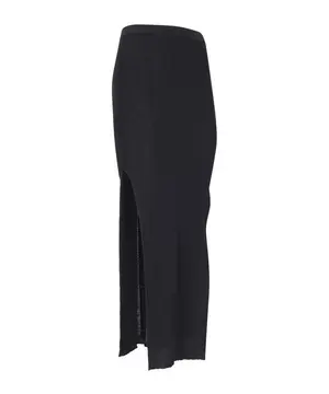 Rick Owens Ribbed Sacri Midi Skirt