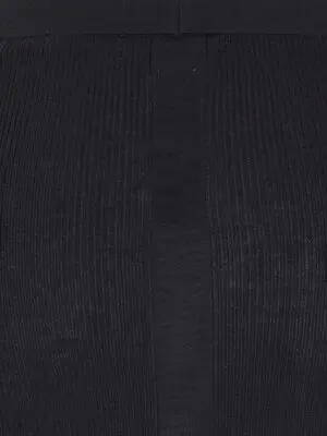 Rick Owens Ribbed Sacri Midi Skirt