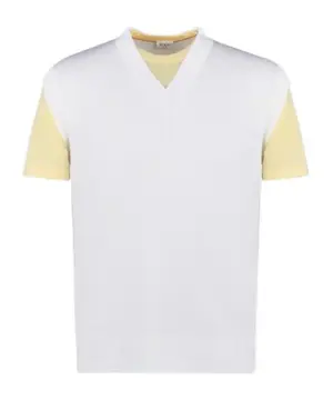 TOD'S Short-sleeved Knitted T-shirt - White