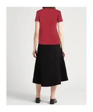 Max Mara Logo Crew Neck T-shirt - Red