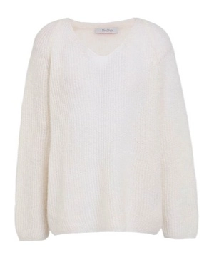 Max Mara Long-sleeved V-neck Sweater