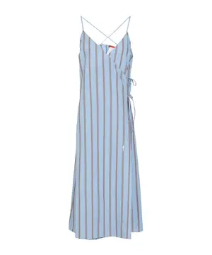 MAXCO. Max&co. Midi Wrap Dress - Blue