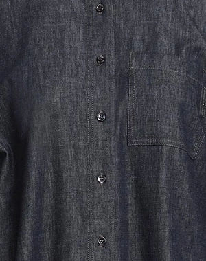 Brunello Cucinelli Dark Wash Denim Shirt