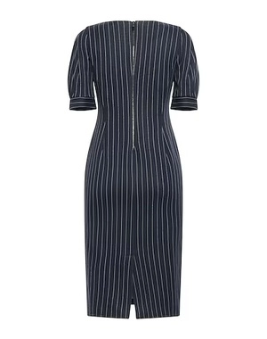 Max Mara Sheath Dress With Pinstripe Detail