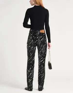 Marni Two-tone Straight-leg Pants - Black